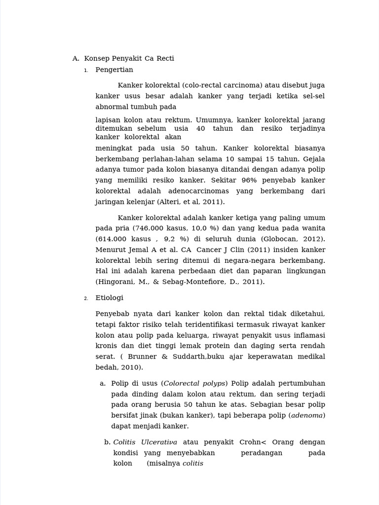 PDF LP Ca Recti | PDF