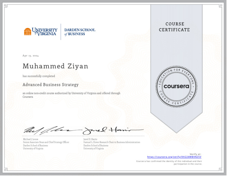 Advanced Business Strategy | PDF