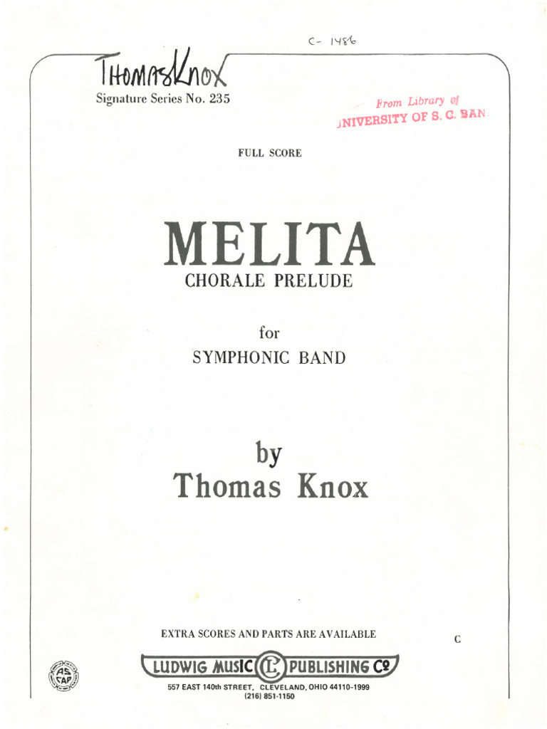 Thomas Knox - Melita | PDF