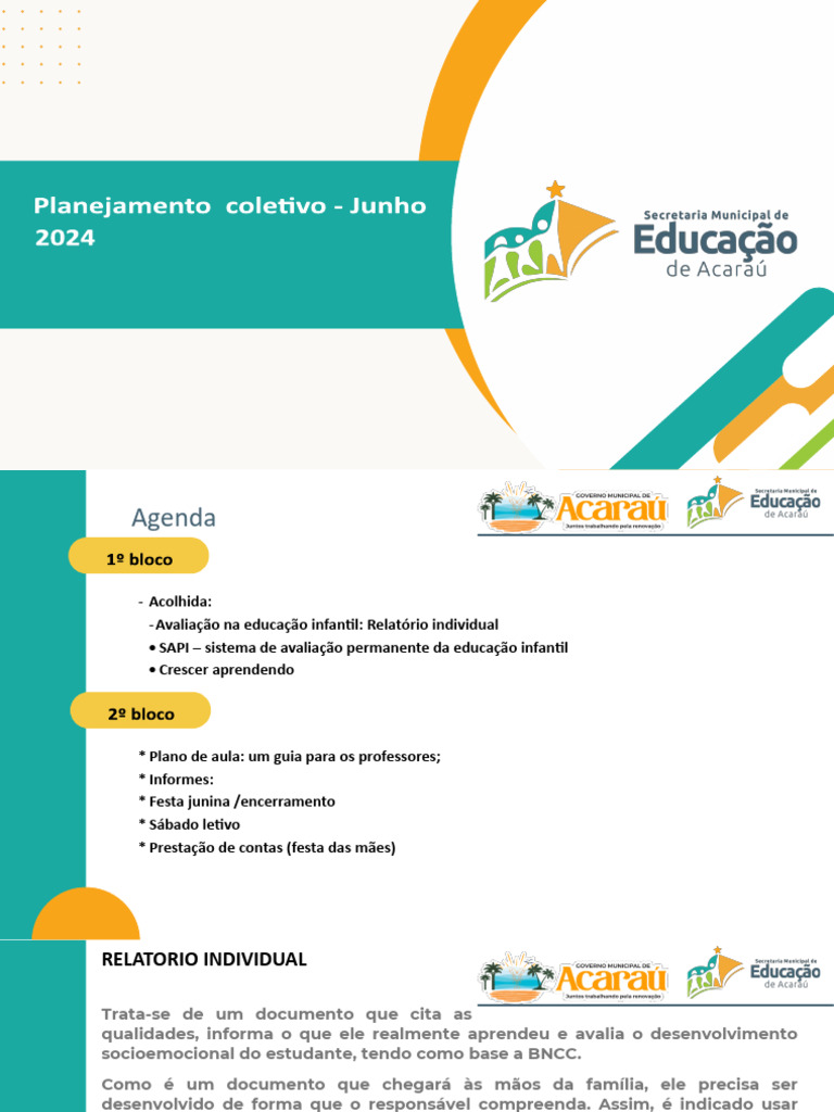 PLANEJAMENTO - JUNHO | PDF