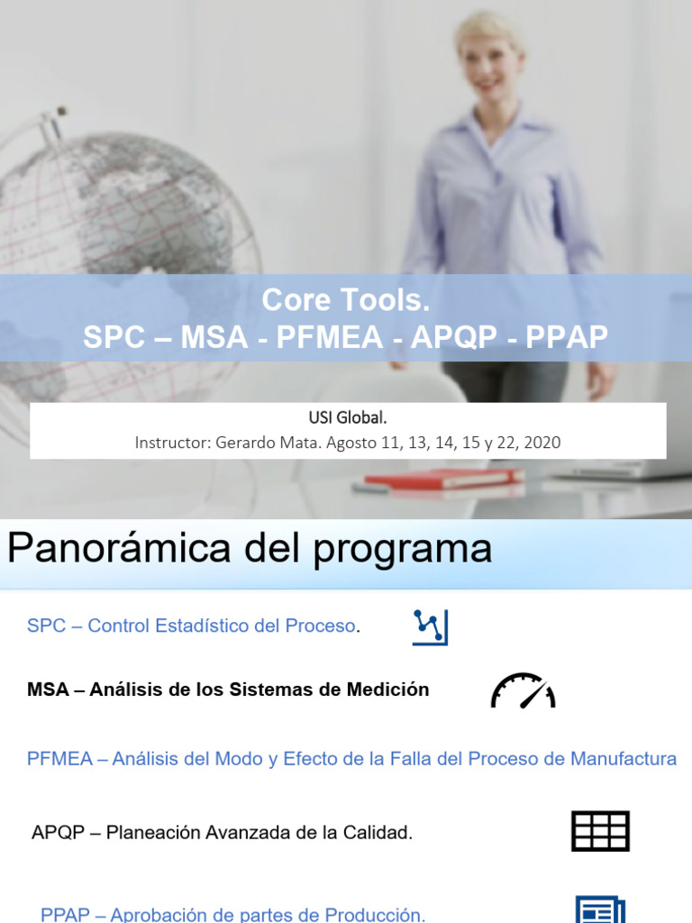 Sesión 2 - Manual de Participante USI - CT - MSA | PDF | Exactitud y precisión | Calibración