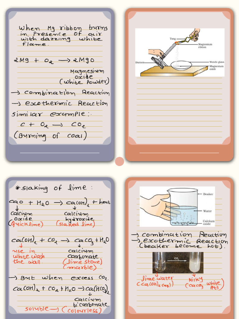 Chemical Reaction and Equation | PDF