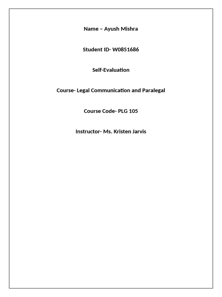 Professional Evaluation | PDF