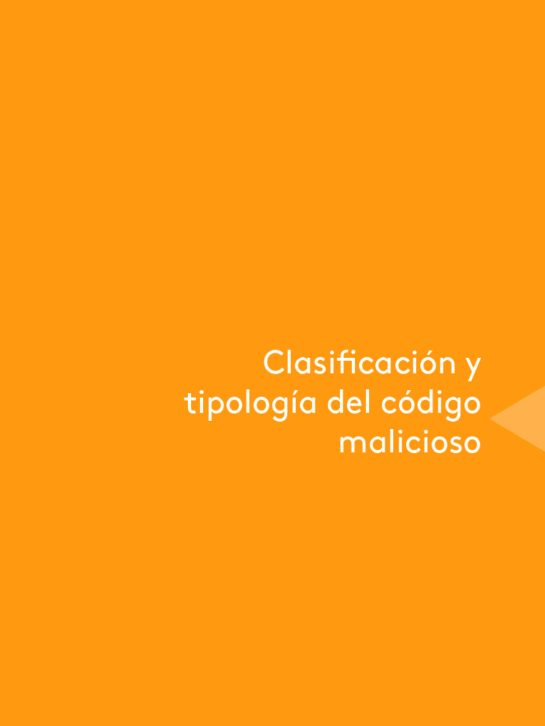 Clasificacion y Tipologia Del Codigo Malicioso Eje 1 | PDF