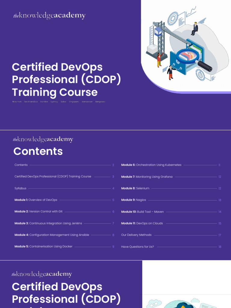 Certified DevOps Professional (CDOP) Training Course | PDF