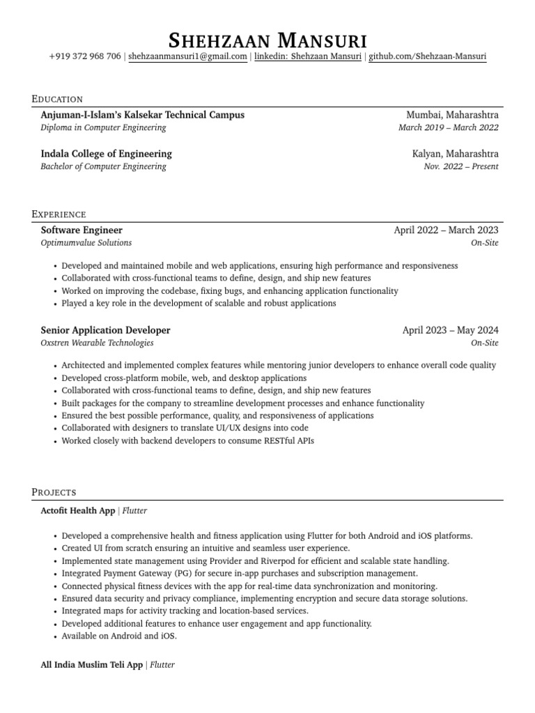 Shehzaan Mansuri | PDF