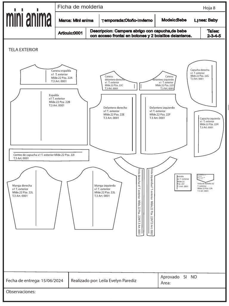 Ficha Tecnica Mini Anima Parediz TP 2.1 | PDF