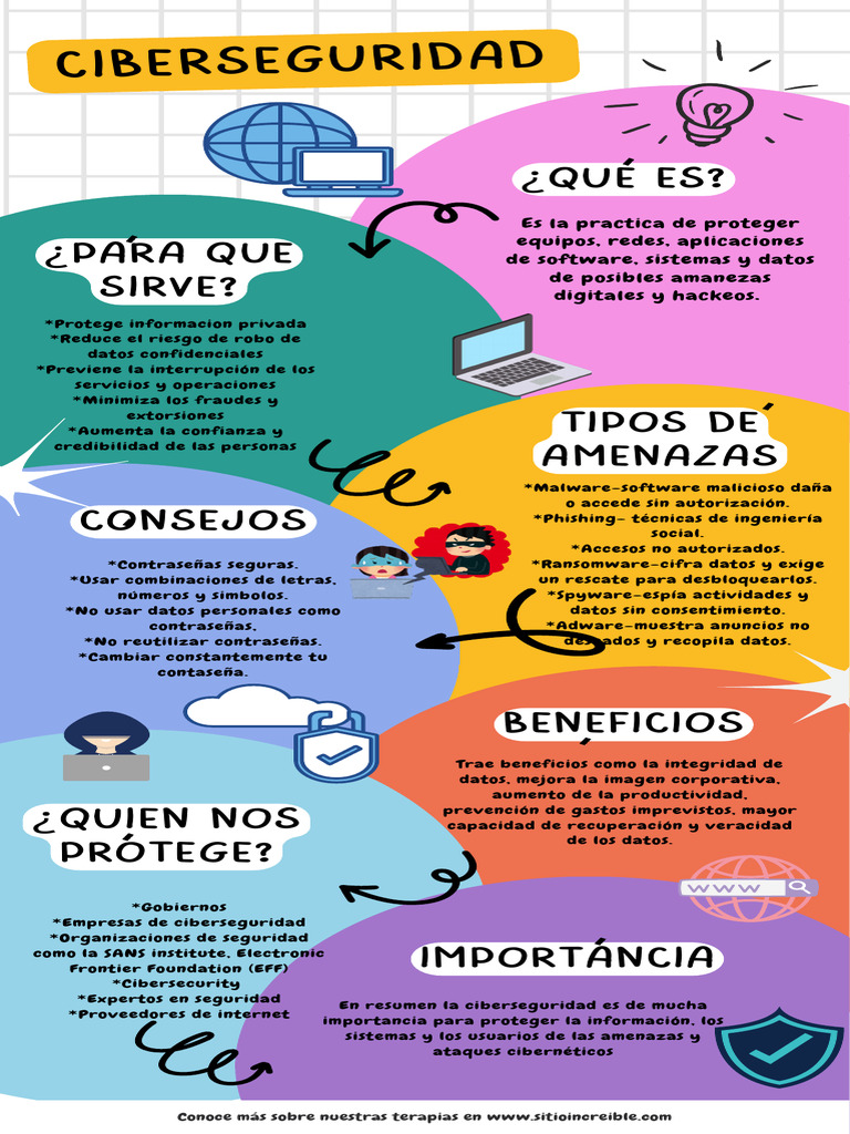 INFOGRAFIA CIBERSEGURIDAD | PDF