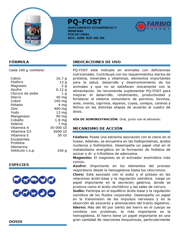 F.T. PQ Fost V1 | PDF | Natural Products | Chemical Compounds