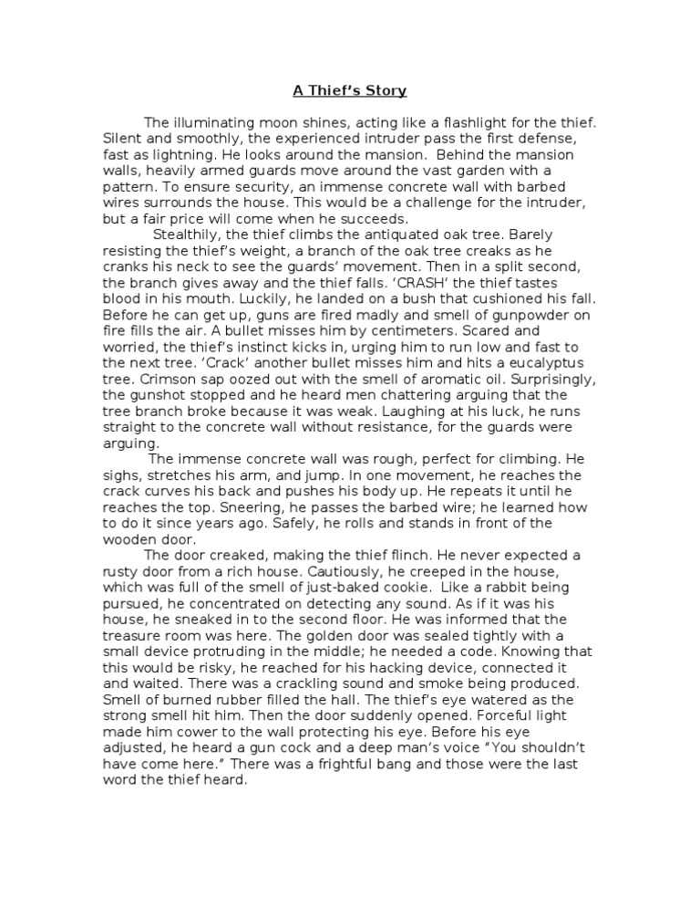 The Thief's Story | PDF | Nature