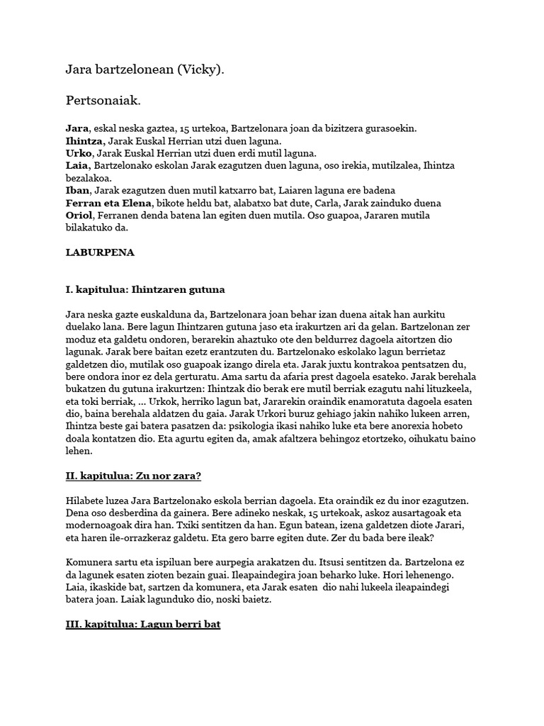 Jara Bartzelonean | PDF