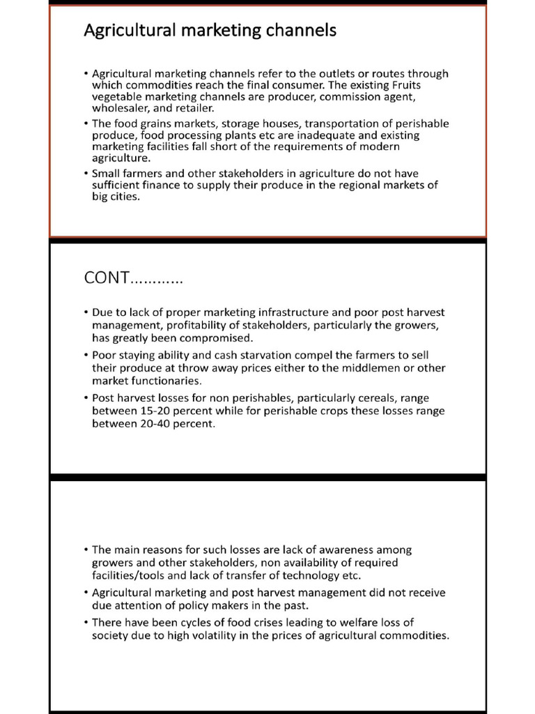 Agri Marketing Channel 1 | PDF