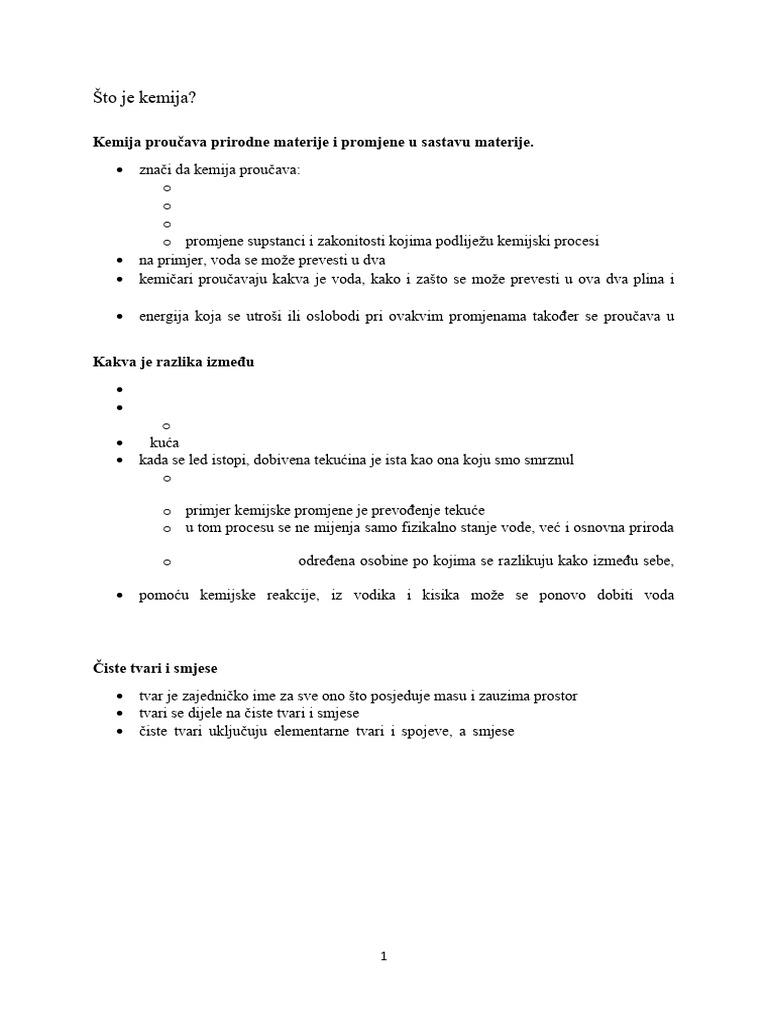 Kemija Skripta | PDF