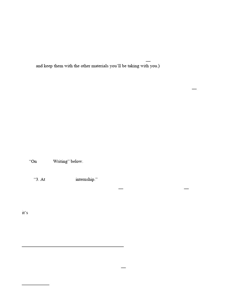 Essential Guide to Internship Journals | PDF | Internship | Self ...