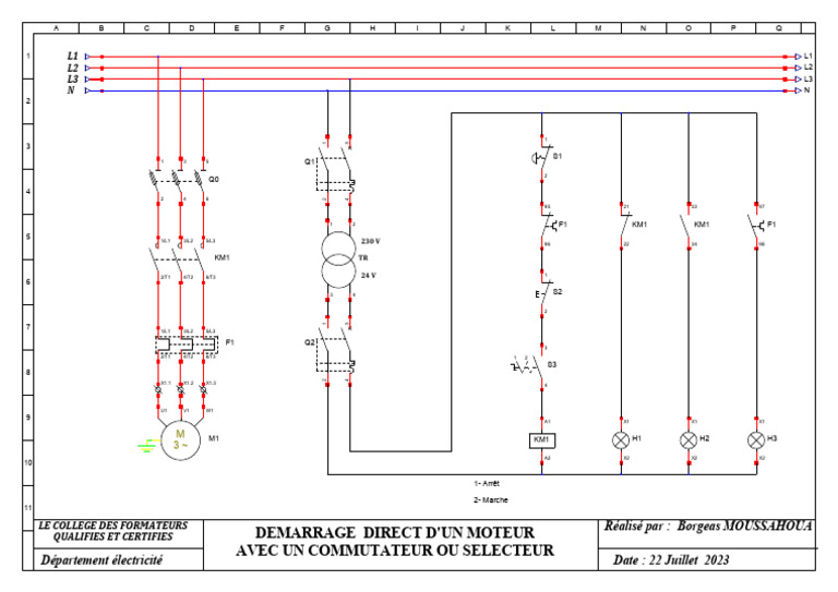 1-Démarrage Direct Un Sens de Marche 1 - 025747 | PDF