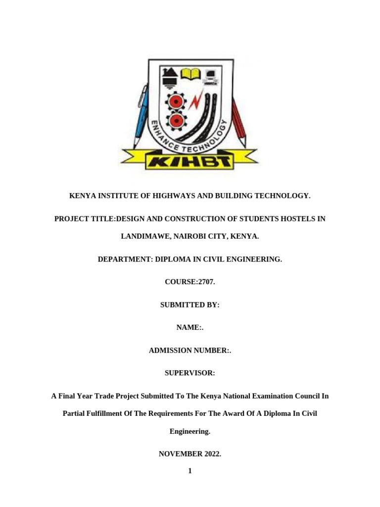 Sample of A Building Trade Project | PDF