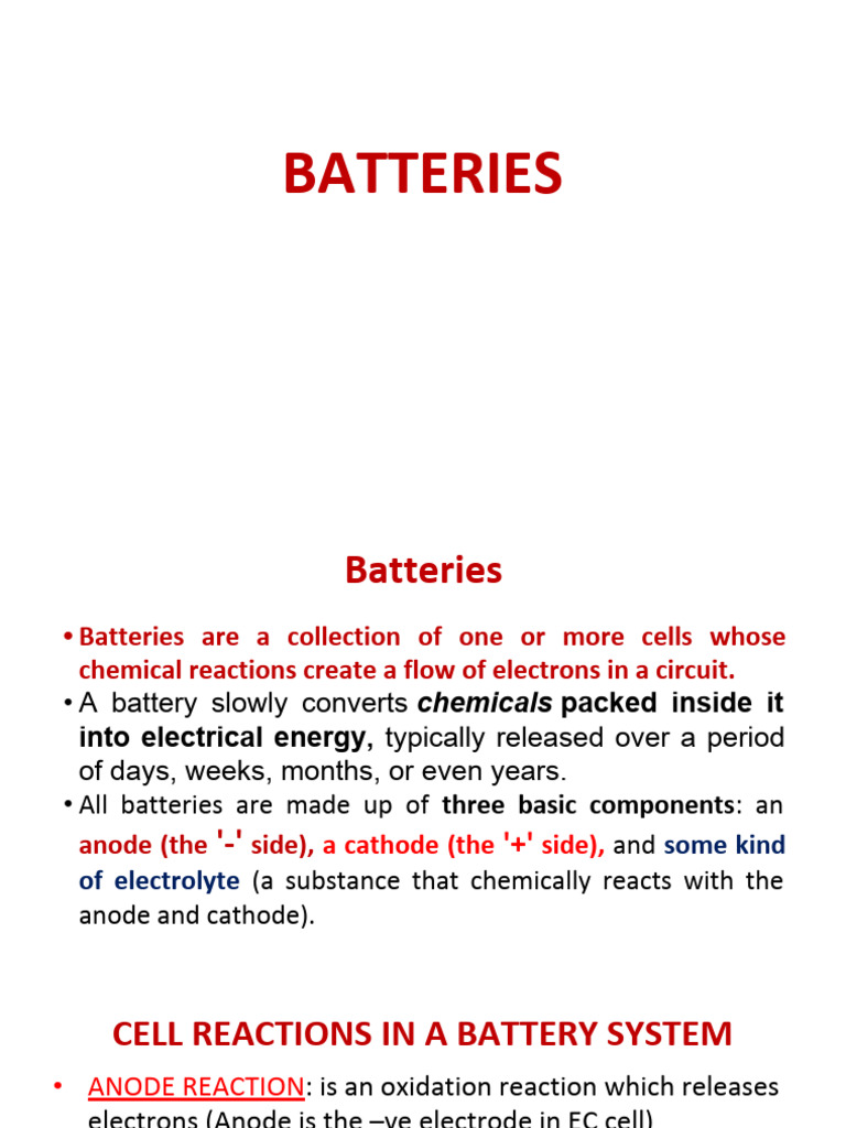 4.Batteries | PDF