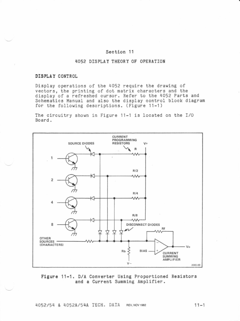 4052-4054 Technical Service Manual Section 11 Monitor | PDF