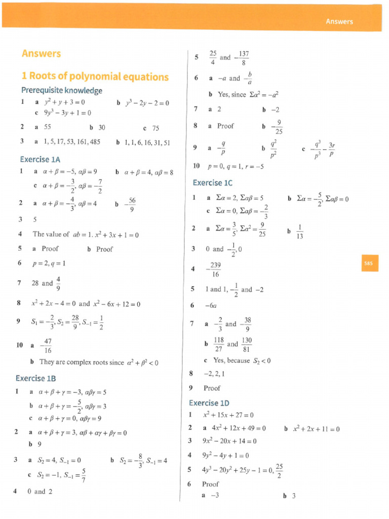 CIE 进阶数学Further Mathematics 黄皮 扫描版PDF 02 | PDF