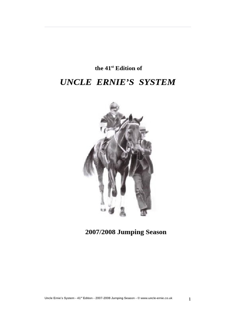Uncle Ernie's System 41st Edition | PDF