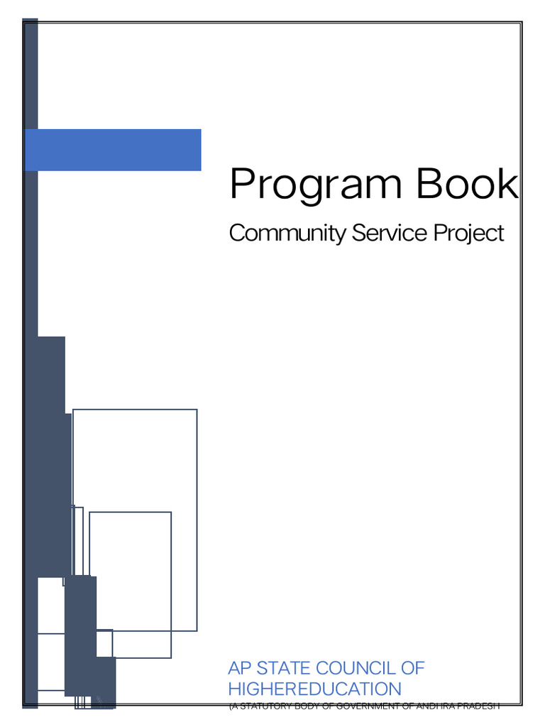 Program Book: Community Service Project | PDF