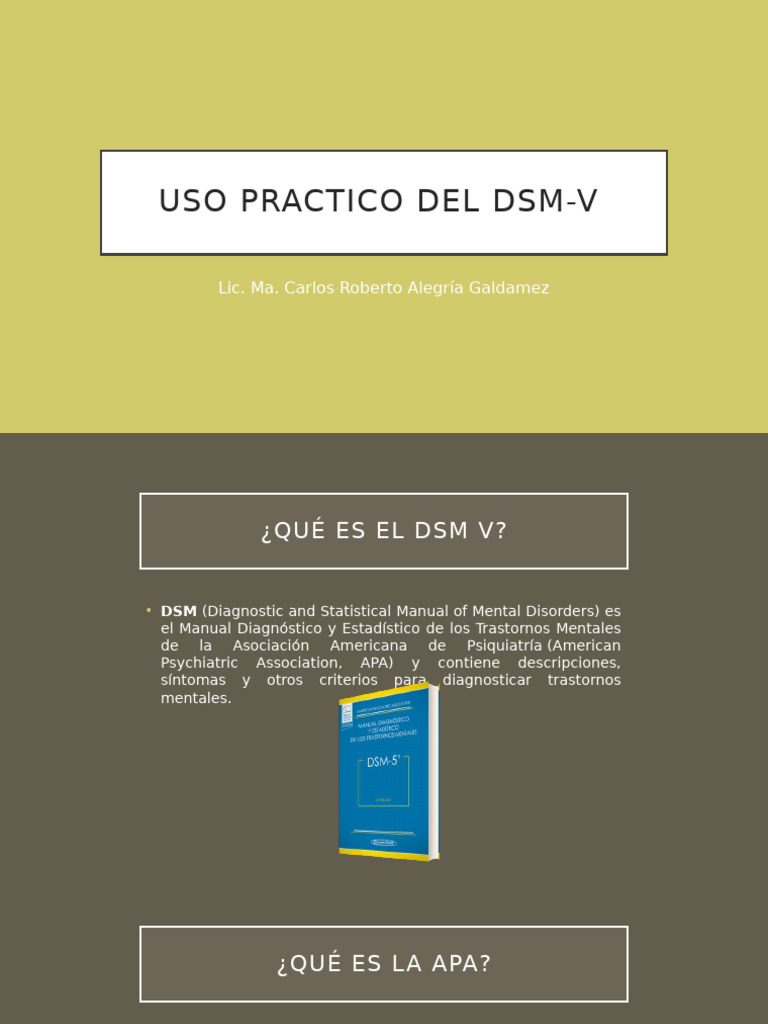 DSM V | PDF