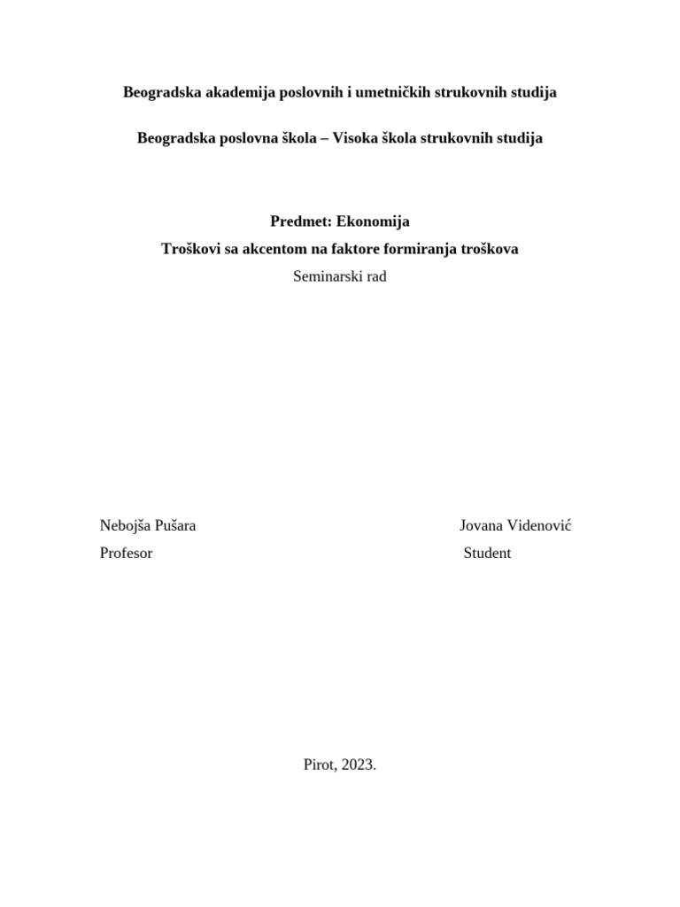 Univerzitet-u-Beogradu | PDF