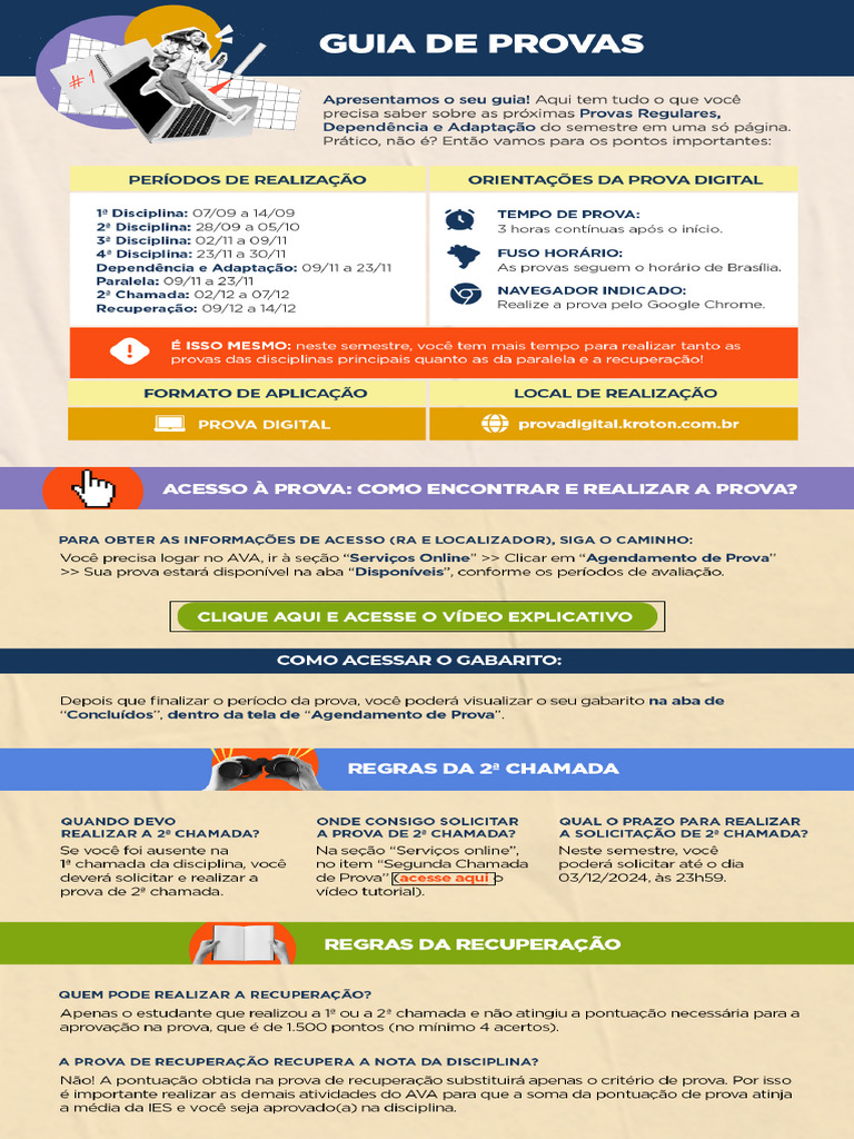 Guia de Provas EAD 24.2 | PDF