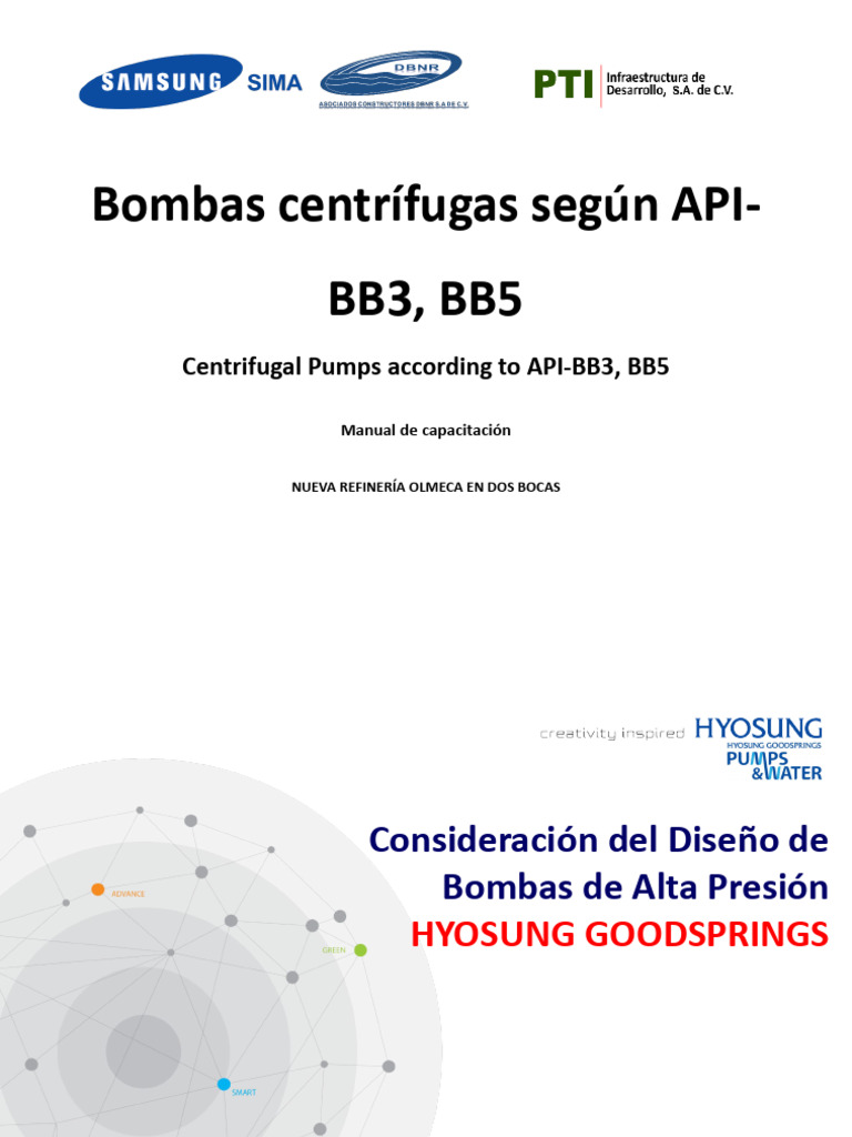 Bombas BB3, BB5-1 | PDF | Bomba | Turbina