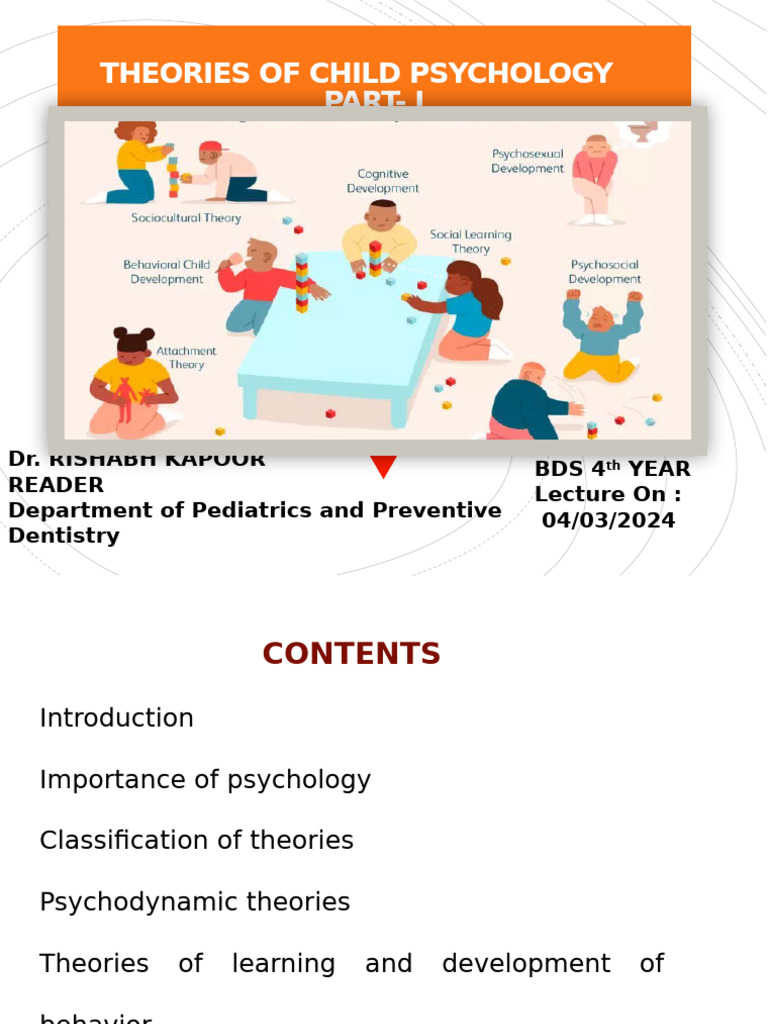 Theories Of Child Psychology