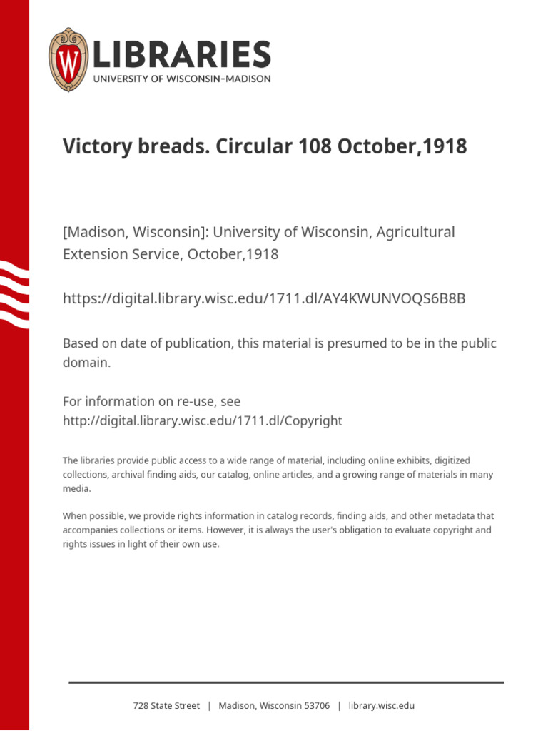 Victory Breads | PDF
