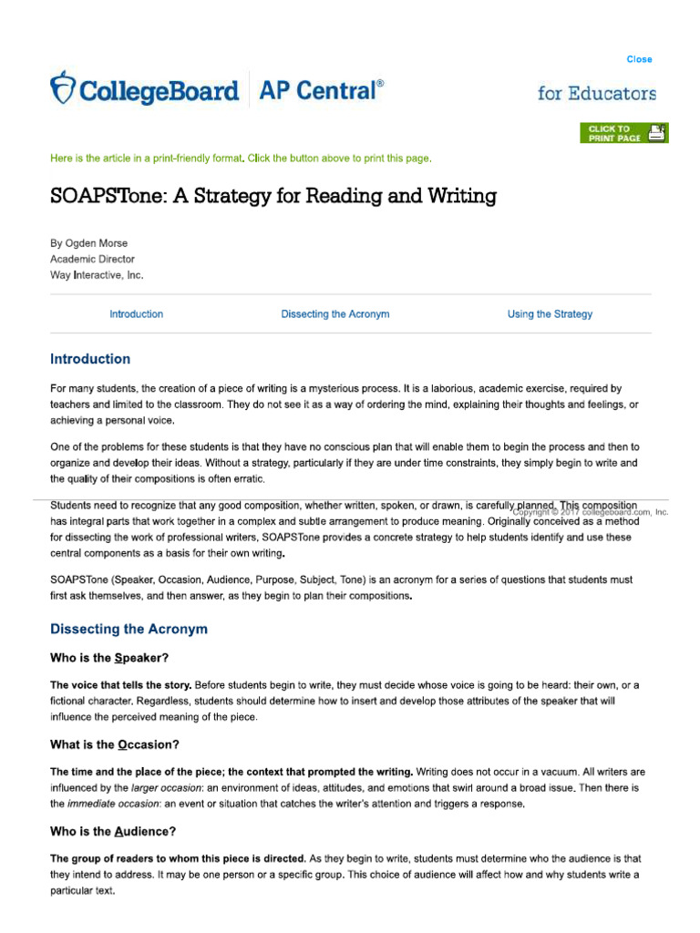 Grade 11 12 SOAPSTONE | PDF