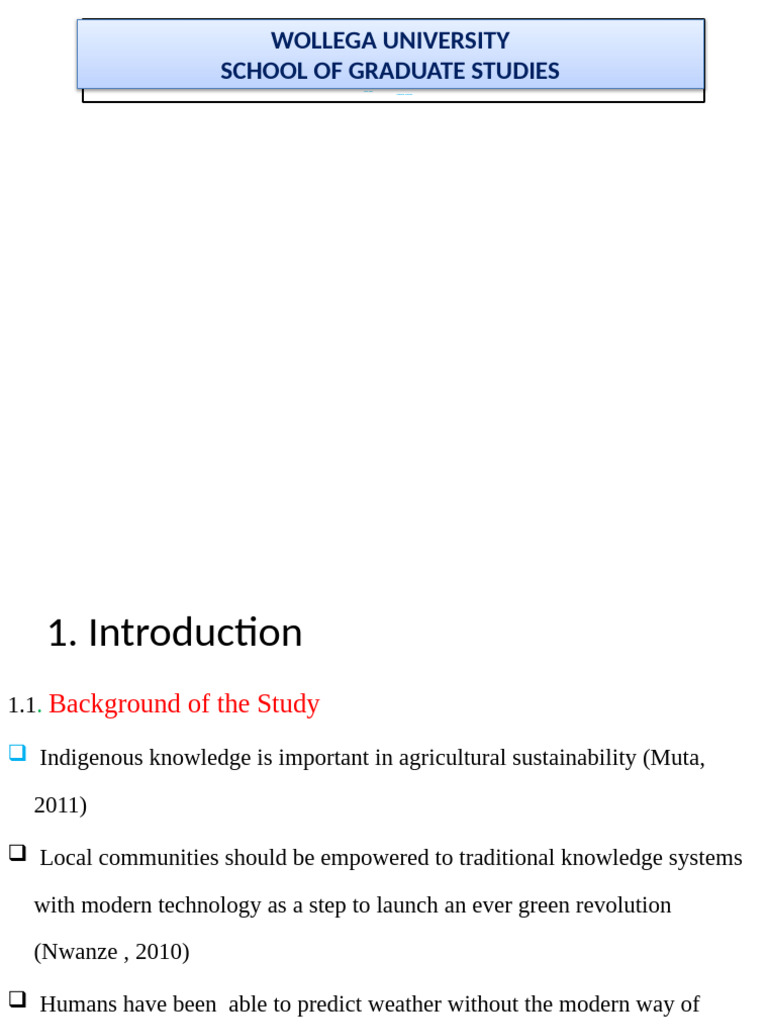 Thesis Presentation Tariku | PDF