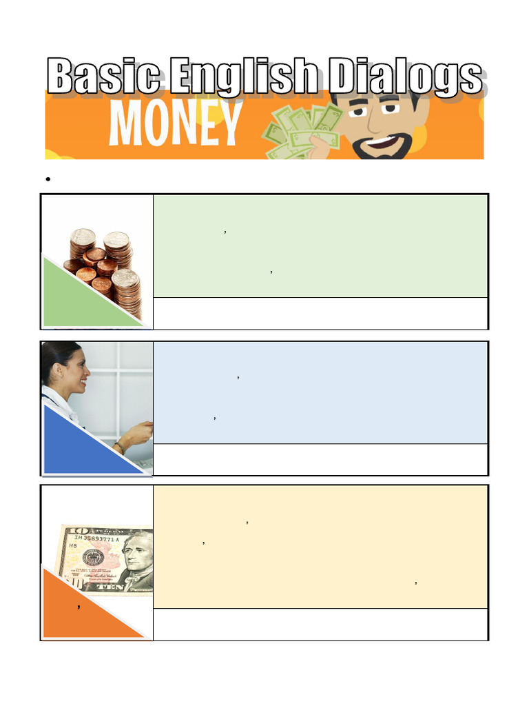 basic-english-dialogs-money | PDF