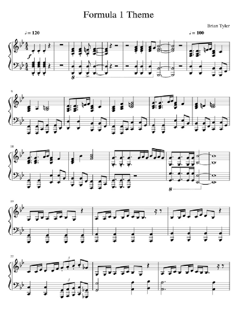 Fórmula 1 - Tema | PDF