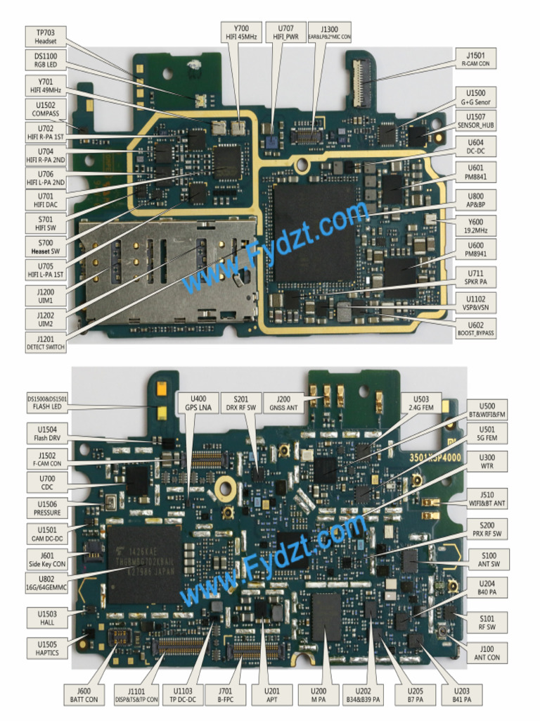Mi Note Circuit Board | PDF