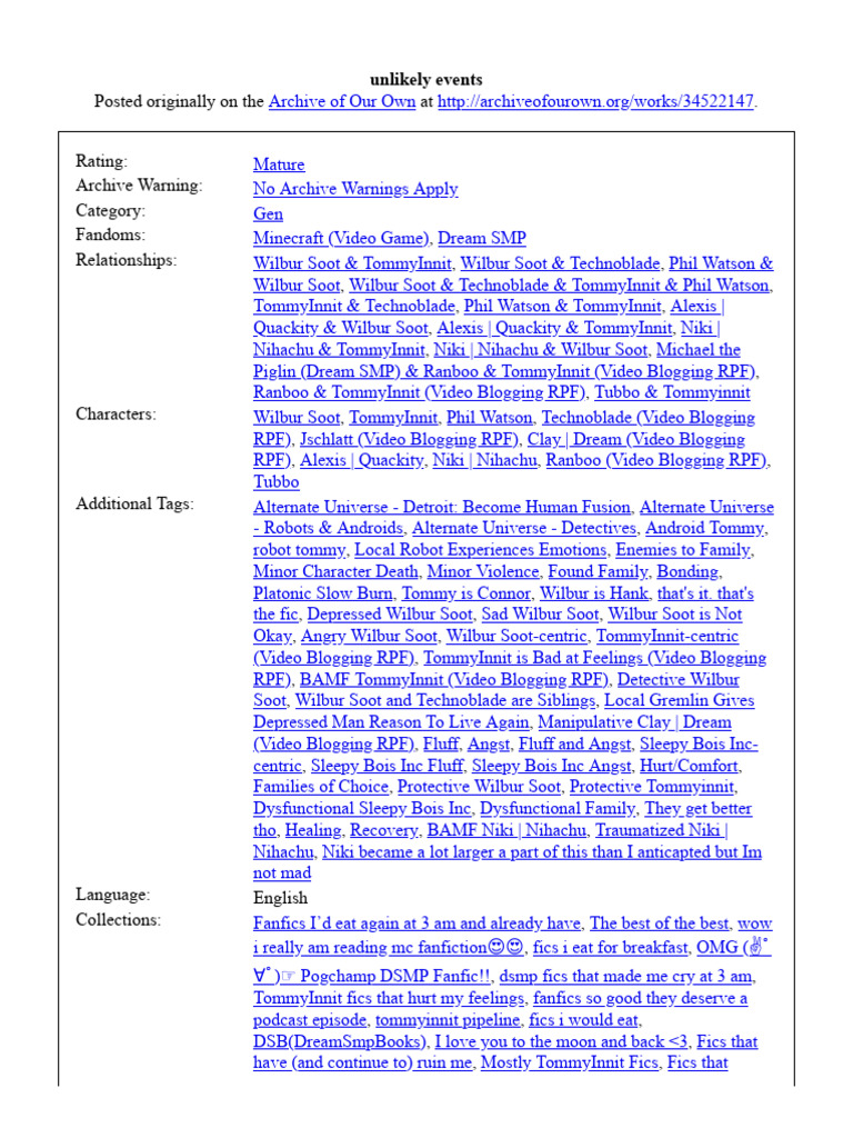 Unlikely Events | PDF