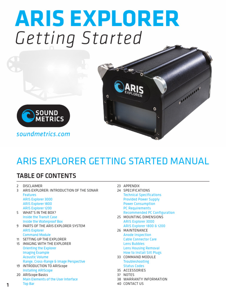 RevC Manual Getting-Started ARIS Explorer | PDF | Electrical Connector | Icon (Computing)