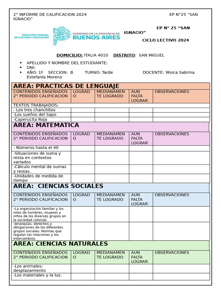 Yesi Informes 2024 | PDF