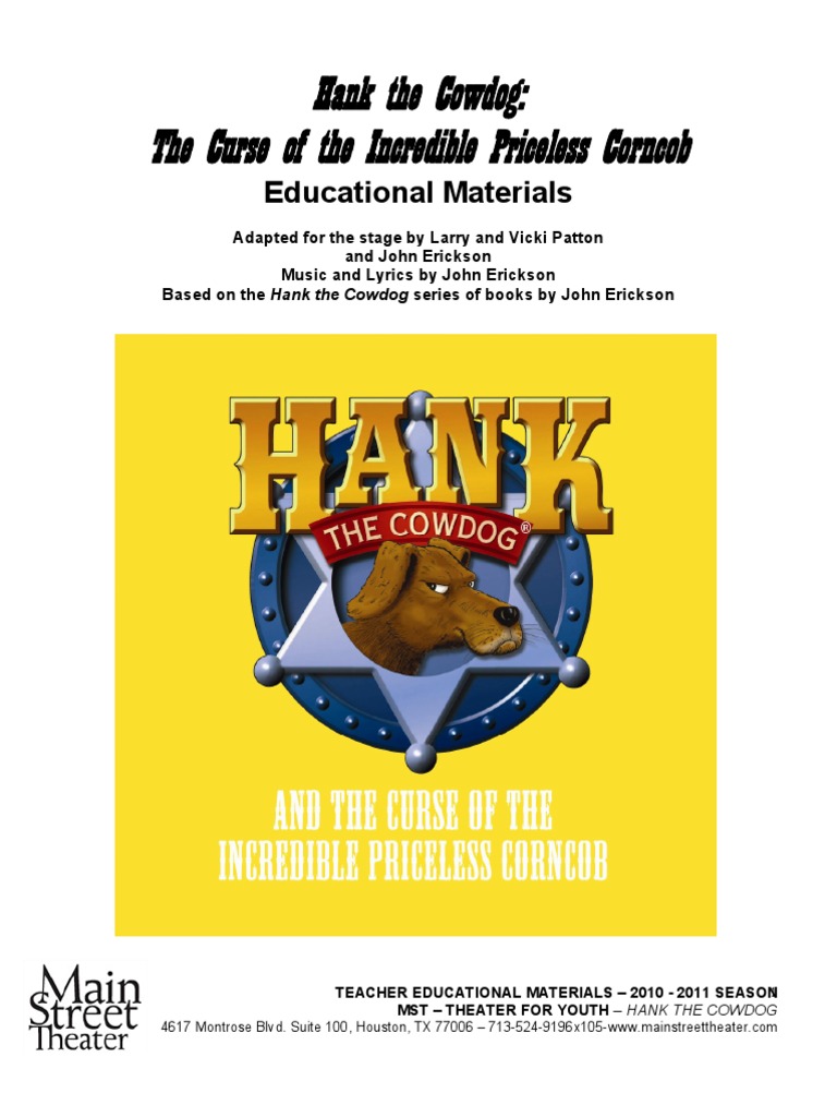 Hank The Cowdog Edmats | PDF | Hank The Cowdog | Foods