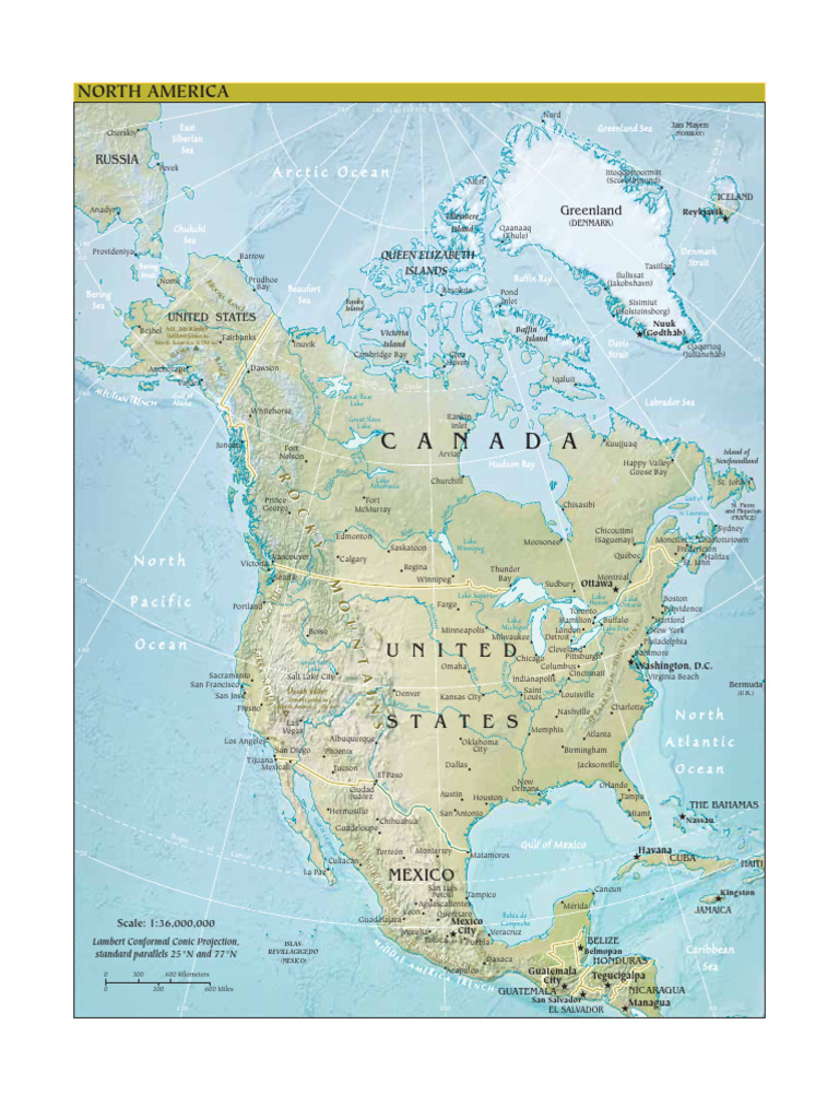 Americas Physical Map | PDF