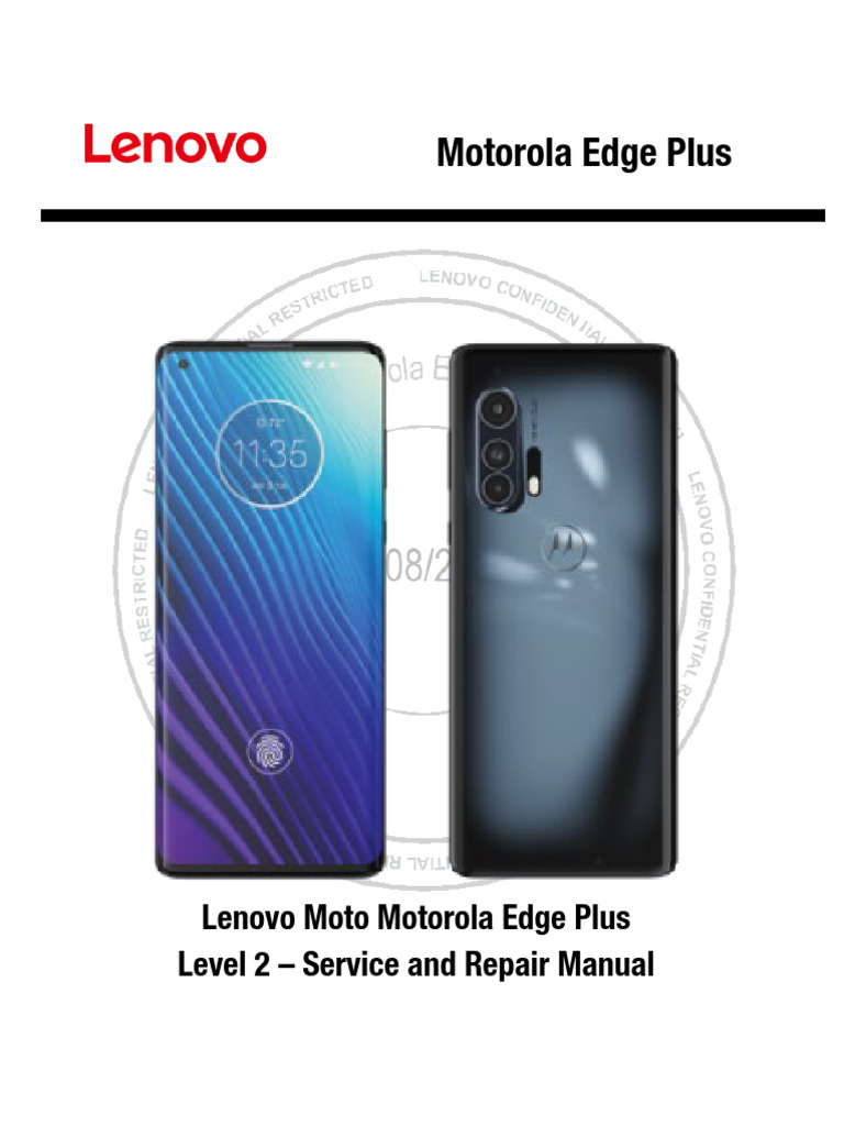 Motorola Edge Plus Service Manual Rev1 | PDF