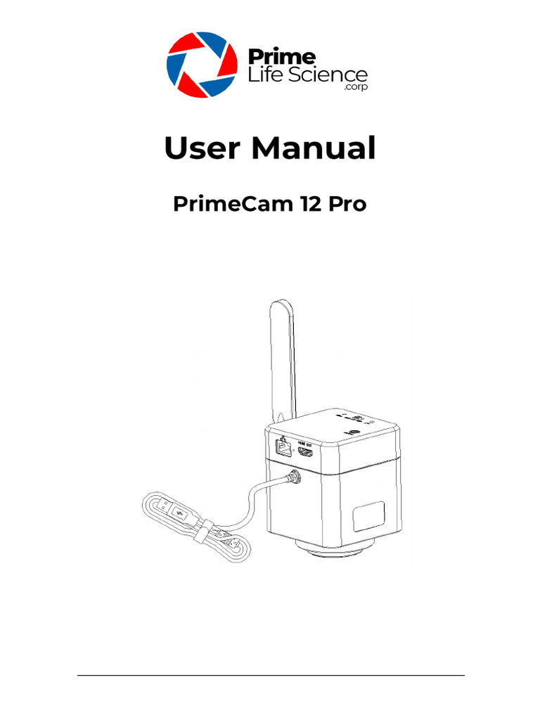 User Manual of PrimeCam 12 Pro | PDF