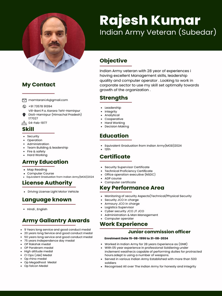 Rajesh Kumar Resume-1 | PDF