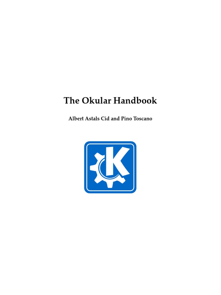 Okular Manual | PDF | Portable Document Format | File Format
