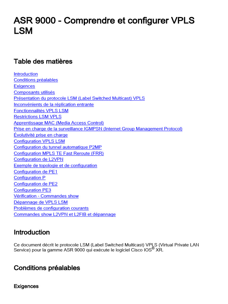 Configure Vpls 00 | PDF