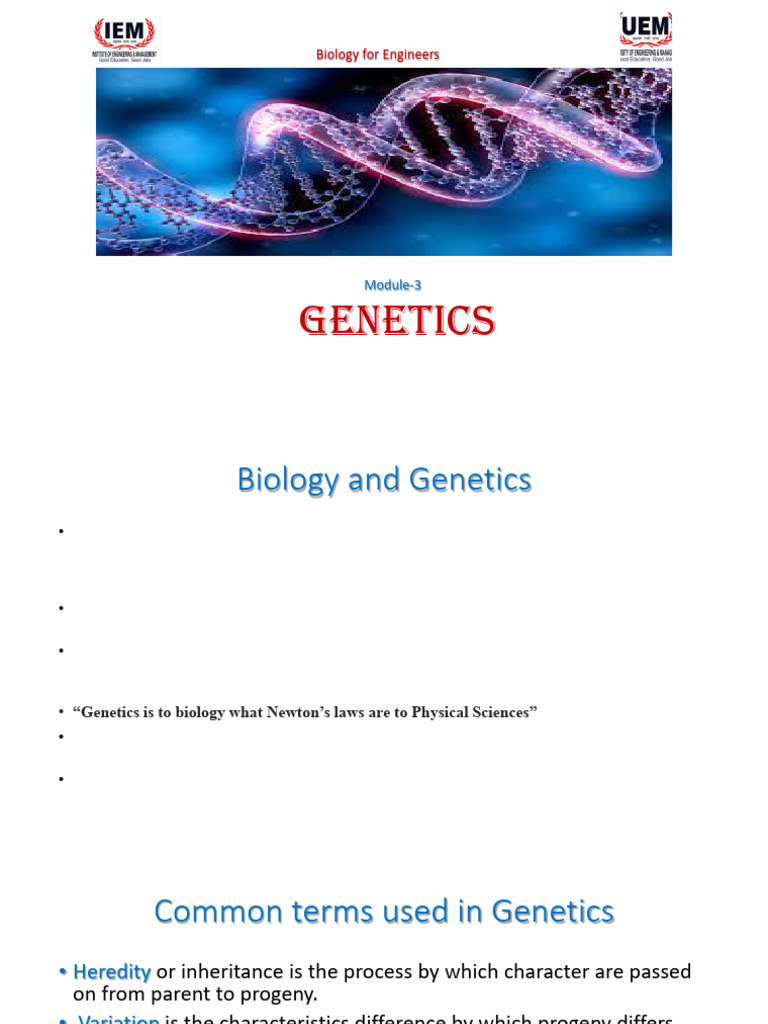 Genetics (1) | PDF