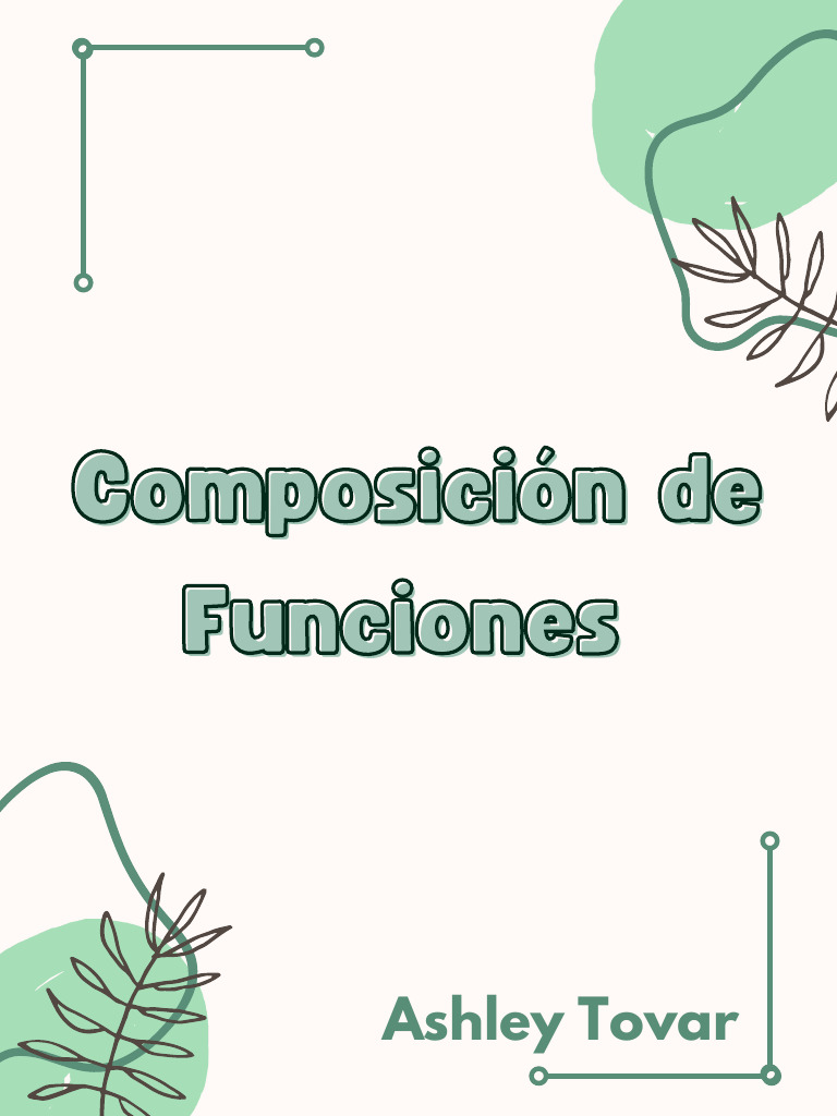Composición de Funciones PDF | PDF