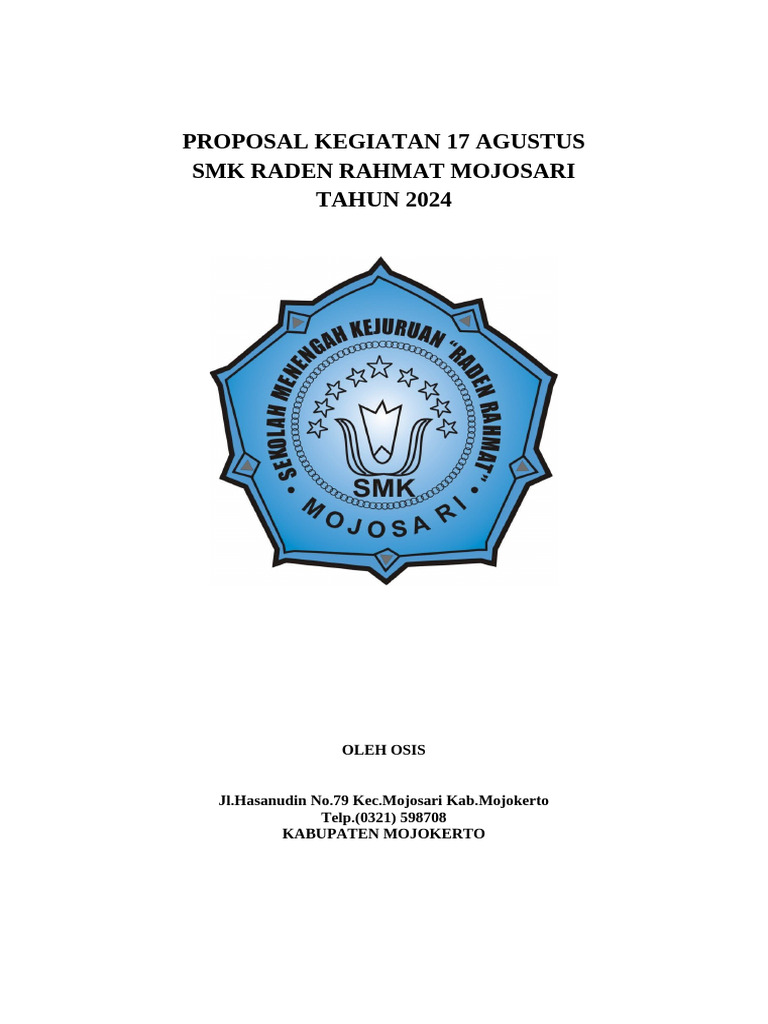 PROPOSAL KEGIATAN CAMPING SMK RADEN RAHMAT MOJOSARI TAHUN 2023_1 | PDF