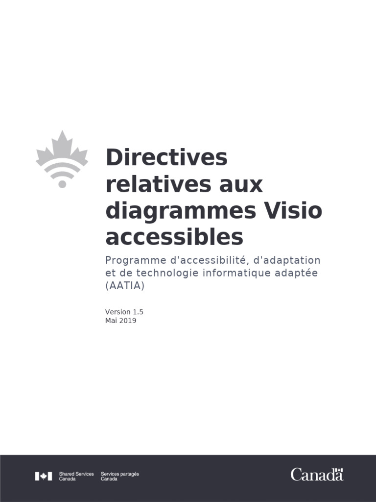 Directives Relatives Aux Diagrammes Visio Accessibles | PDF